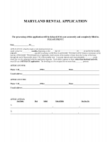 Free Maryland Rental Lease Agreements | PDF - MS Word