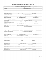 Free New Jersey Rental Application | PDF
