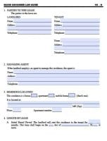 Free Maine Rental Lease Agreement Forms And Templates | PDF